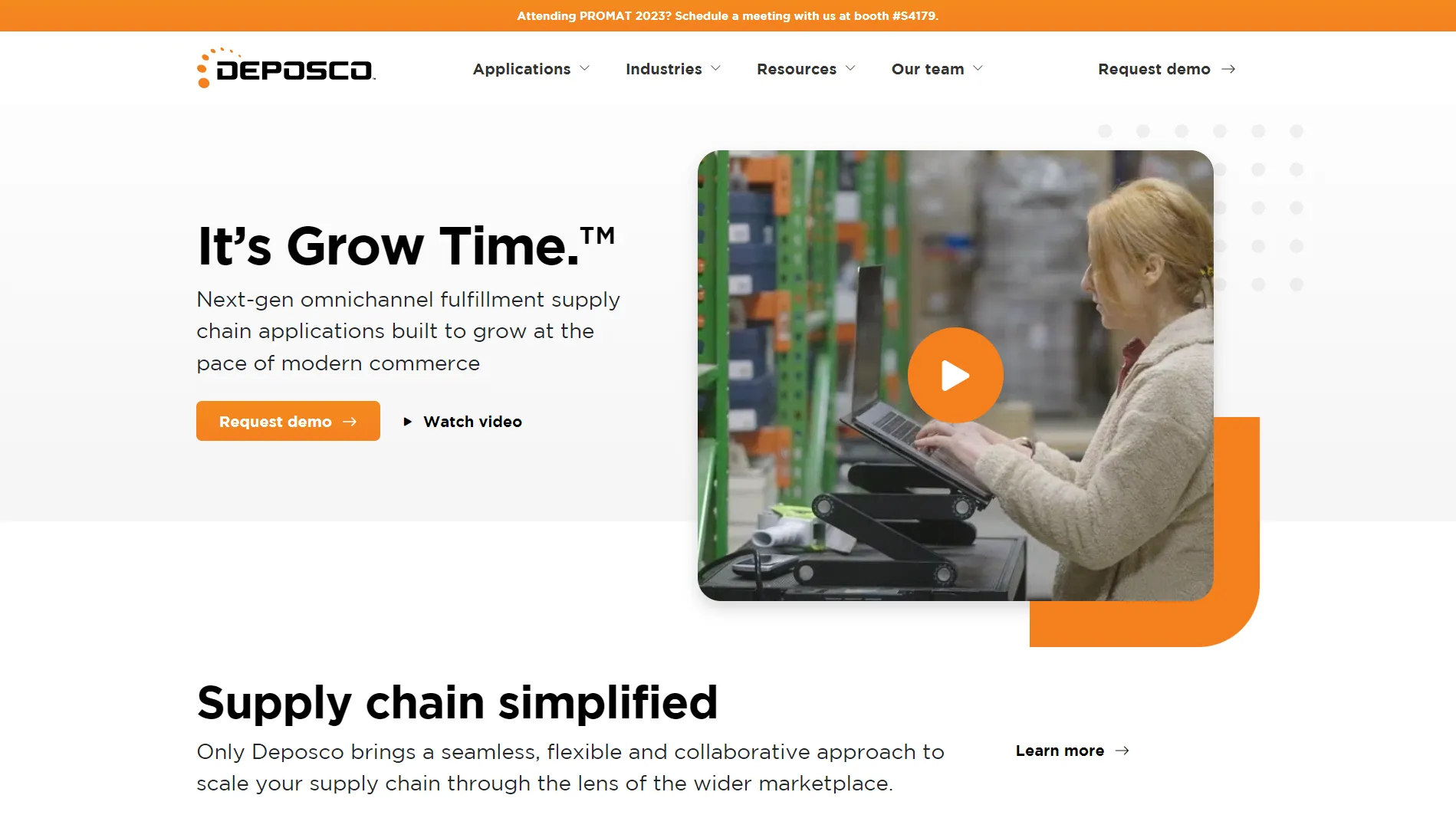 Meet Deposco: Supply Chain Simplified